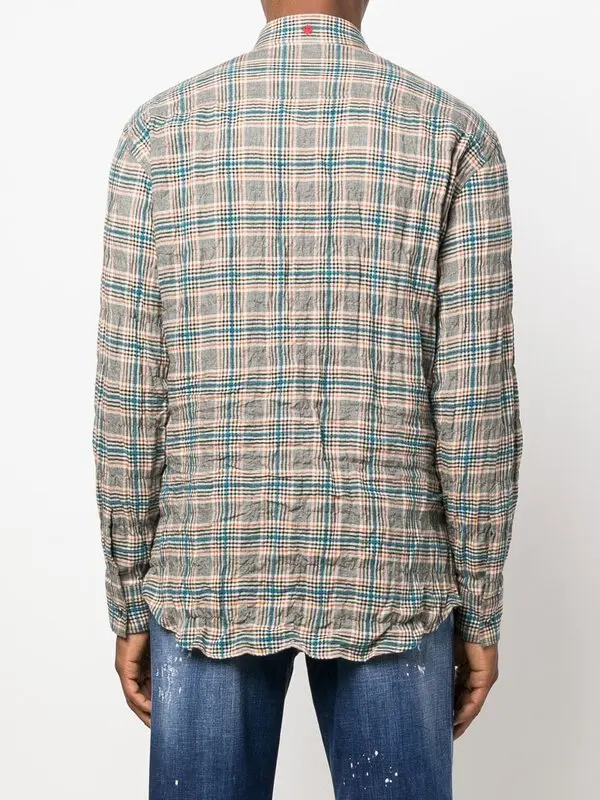 Dsquared2 Checked Cotton-blend Shirt