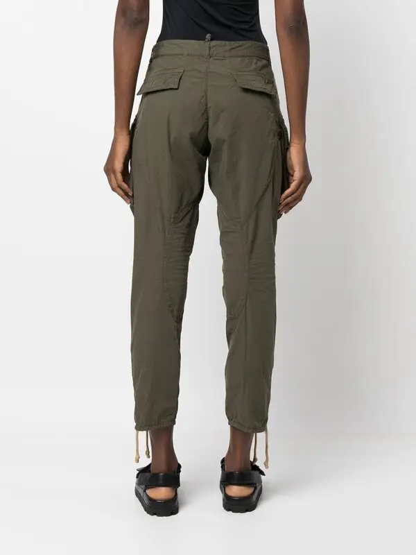 Dsquared2 Stretch-cotton Lace-up Detail Cargo Trousers