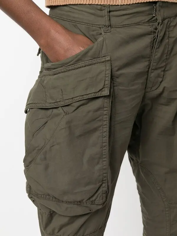 Dsquared2 Stretch-cotton Lace-up Detail Cargo Trousers