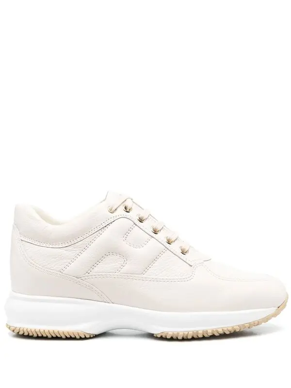 Hogan Interactive Lace-up Sneakers - Neutrals