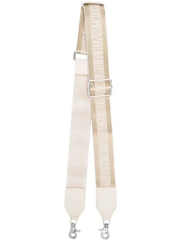 Zadig&Voltaire Logo-print Bag Strap - Gold