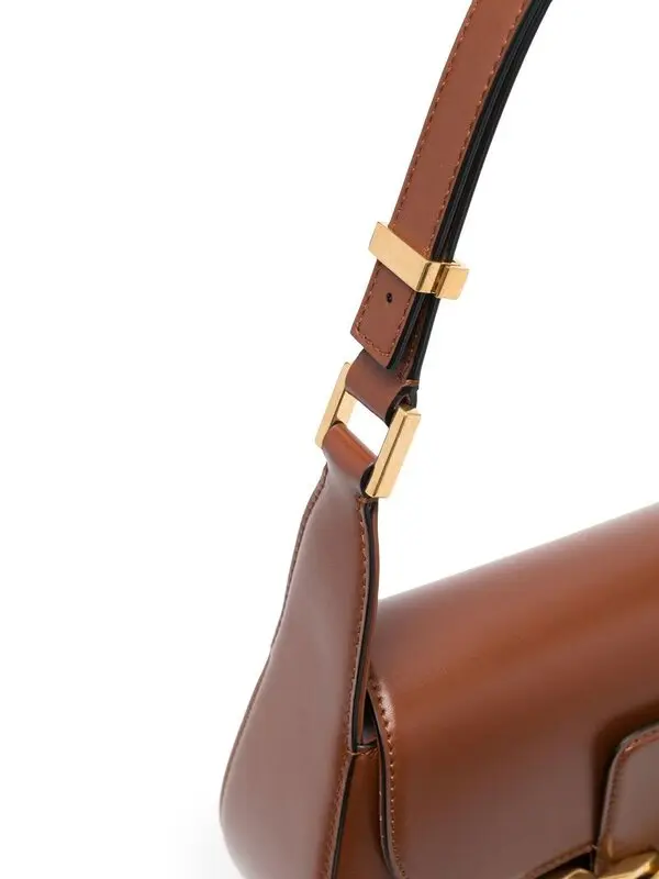 Valentino Garavani Vlogo Leather Shoulder Bag
