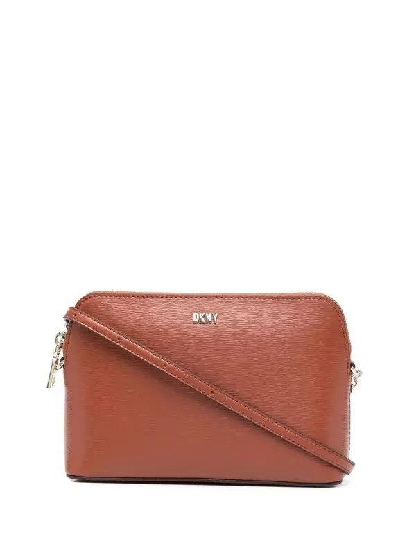 Dkny Logo-lettering Leather Cross-body Bag