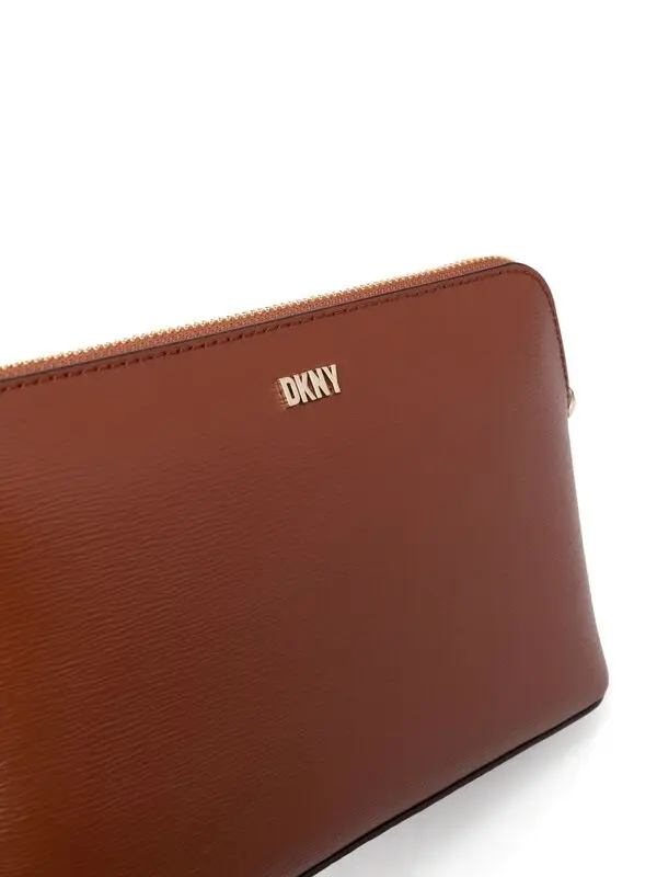 Dkny Logo-lettering Leather Cross-body Bag