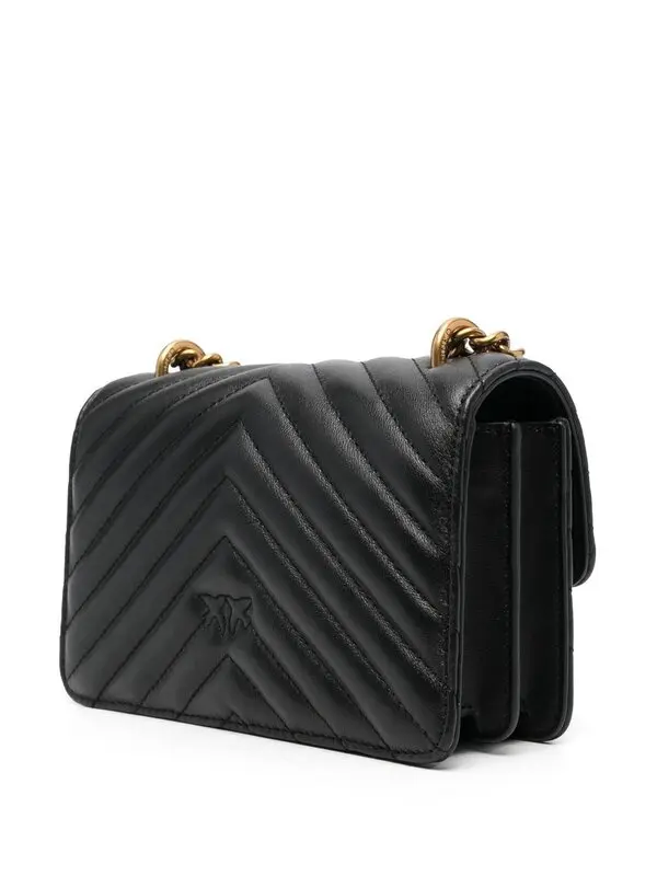 Pinko Quilted Lovebird Shoulder Bag