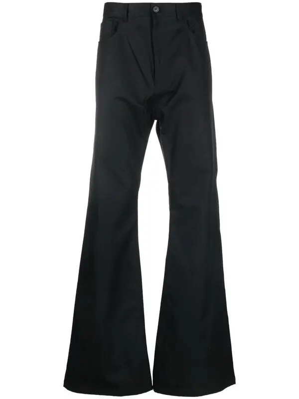 Balenciaga Flared Cotton Trousers
