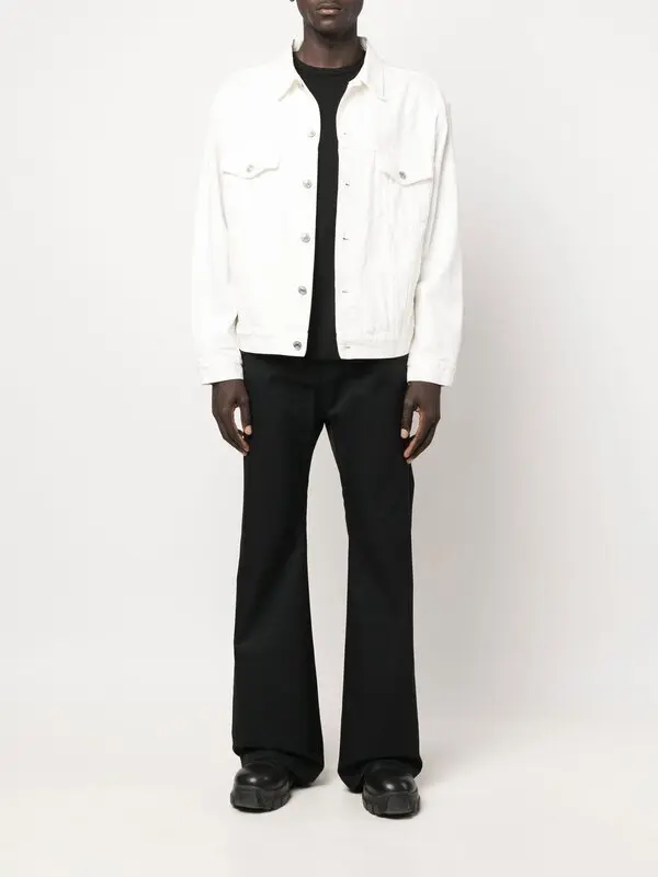 Balenciaga Flared Cotton Trousers