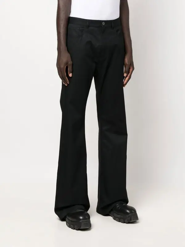 Balenciaga Flared Cotton Trousers