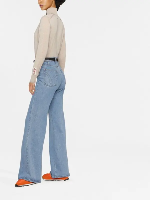 GOLDEN GOOSE Distressed Virgin Wool Jumper - Neutrals