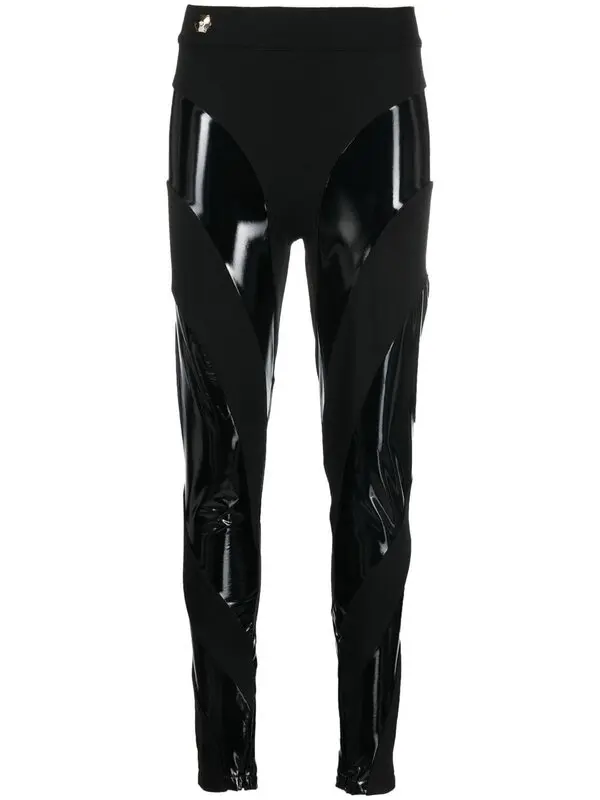 Philipp Plein Contrasting Panel Leggings
