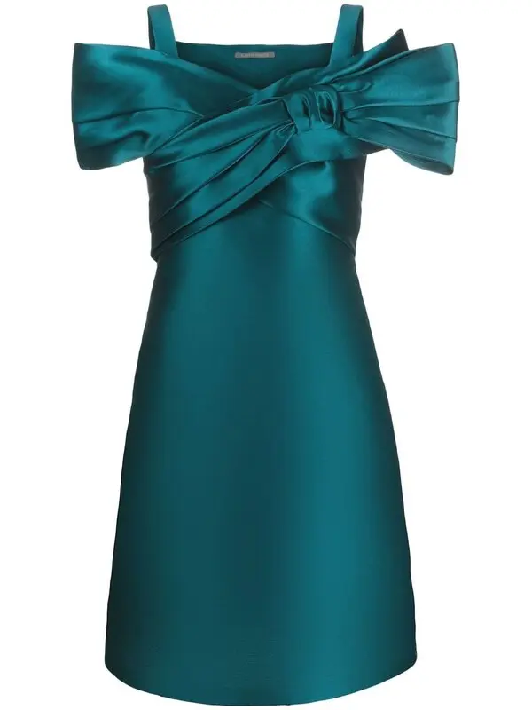 Alberta Ferretti V-neck Short Dress