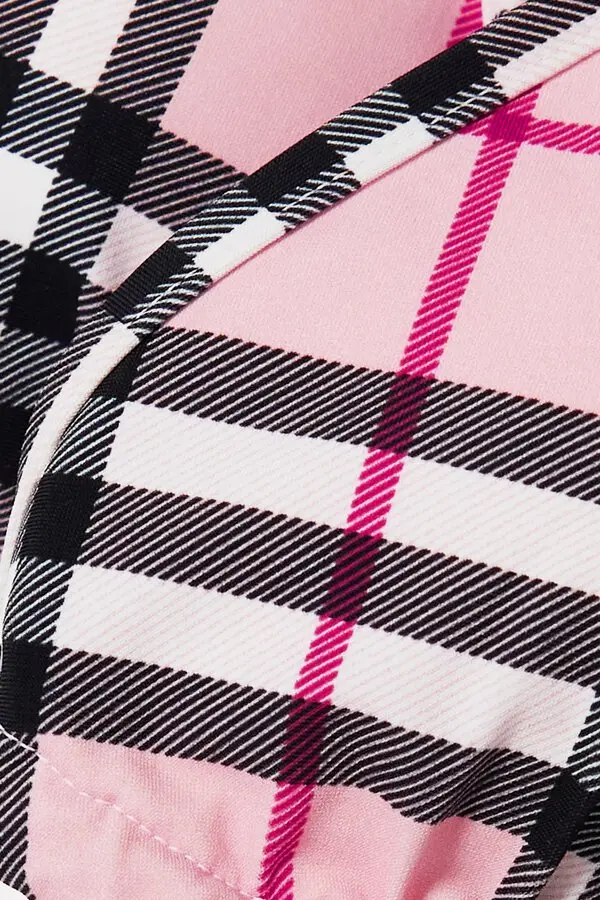 BURBERRY ノバチェック フリル キャミソール 36 ピンク BURBERRY ノバチェック フリル キャミソール 36 ピンク 公式 ストア