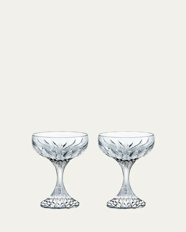 THE MARTHA, BY BACCARAT Massena Coupe Glasses, Set Of 2