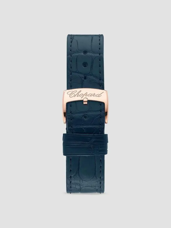 Chopard Happy Sport 18k Rose Gold, Diamond, & Alligator Leather Chronograph Watch