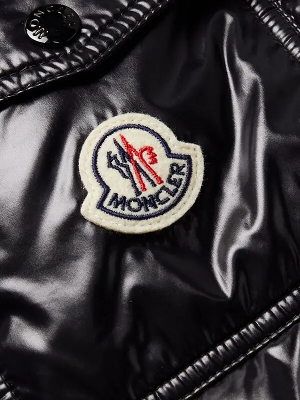 Moncler Maya Quilted Hooded Down Jacket - Black