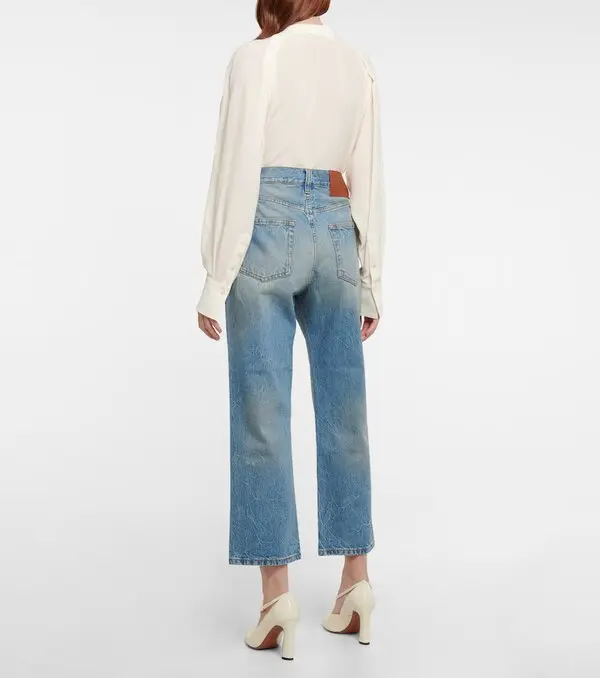 Victoria Beckham High-rise Cropped Jeans