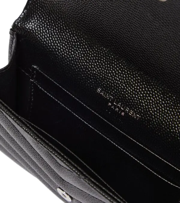 Saint Laurent Monogram Small Leather Wallet