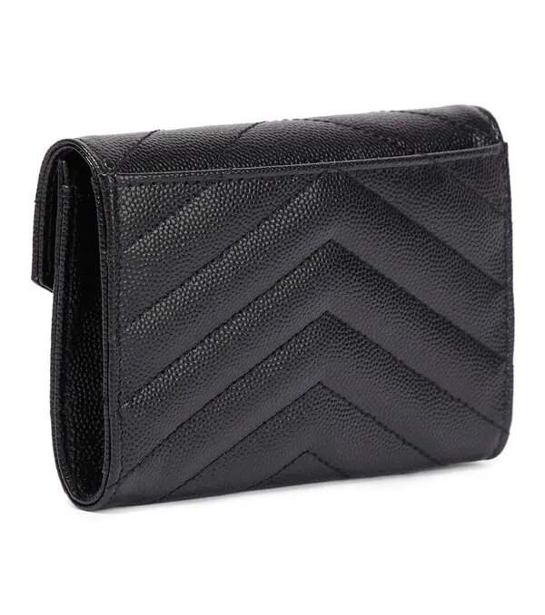 Saint Laurent Monogram Small Leather Wallet