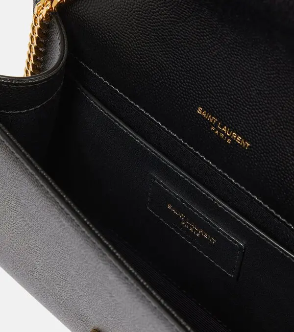 Saint Laurent Kate Small Leather Shoulder Bag - Black