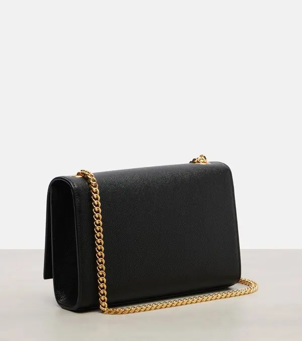 Saint Laurent Kate Small Leather Shoulder Bag - Black