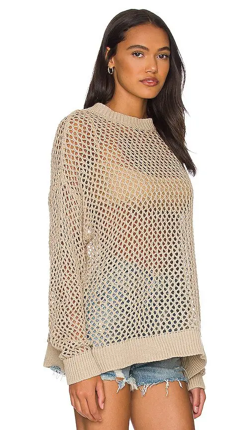 Beach Riot Hilary Crochet Sweater