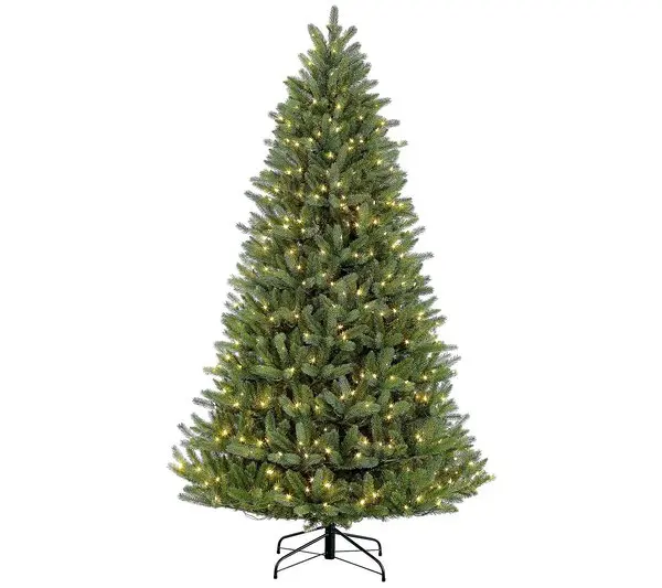 PULEO INTERNATIONAL Puleo 9' Pre-lit Glacier Fir Artificial Christm As Tree - One-color