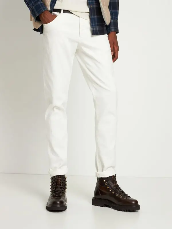 Brunello Cucinelli Leather Lace-up Boots
