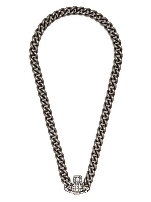VIVIENNE WESTWOOD Crystal-embellished Orb Necklace