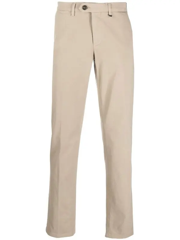 Canali Slim-cut Off-centre Pantalón