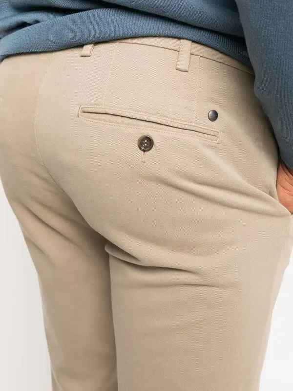 Canali Slim-cut Off-centre Pantalón