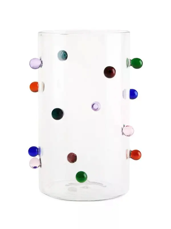 MAISON BALZAC Pomponette Glass Vase - White