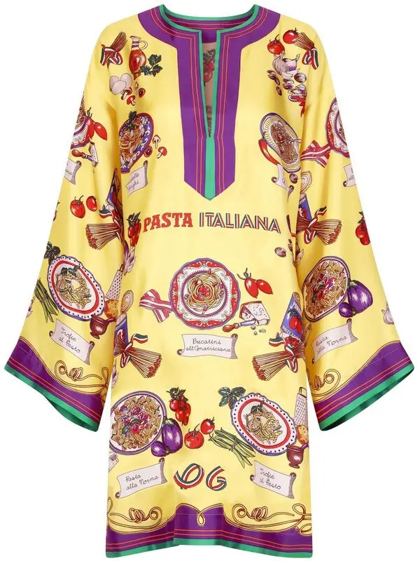 Dolce & Gabbana Graphic-print Kaftan