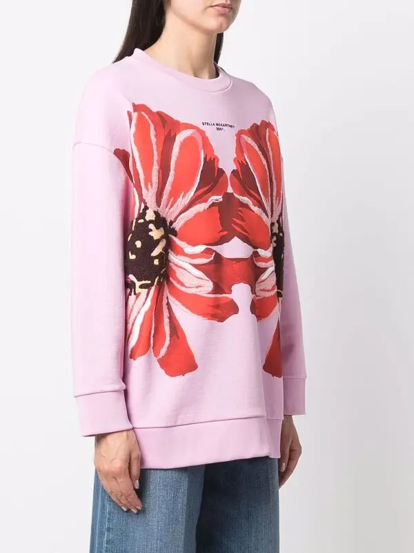 Stella McCartney Floral Print Sweatshirt
