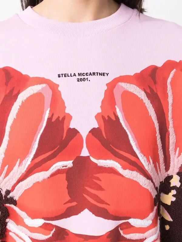 Stella McCartney Floral Print Sweatshirt