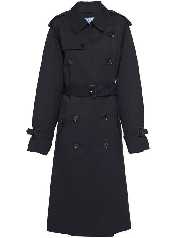 Prada Double-breasted Trench Coat