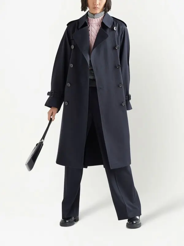 Prada Double-breasted Trench Coat