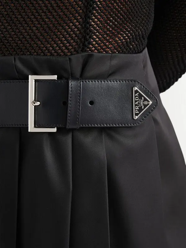 Prada Re-nylon Pleated Skirt