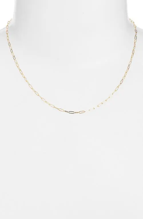 Anzie Mini Paper Clip Link Chain Necklace