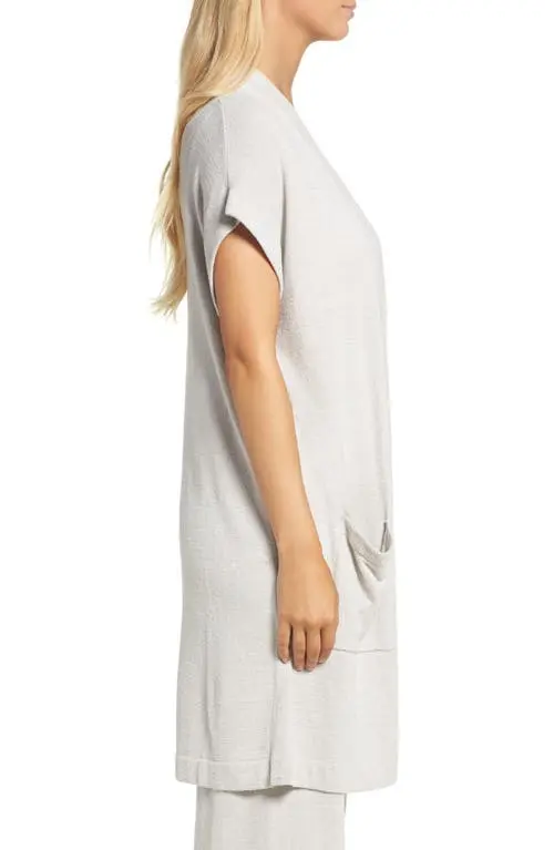 Barefoot Dreams Cozychic Ultra Lite® Lounge Cardigan - Fog Gray