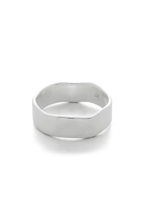 Monica Vinader Siren Muse Band Ring - Sterling Silver
