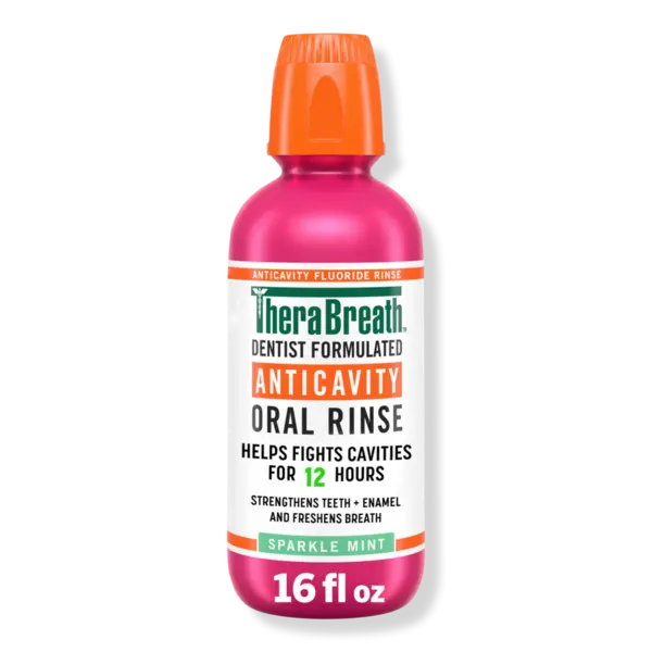 THERABREATH Anticavity Fluoride Oral Rinse Sparkle Mint