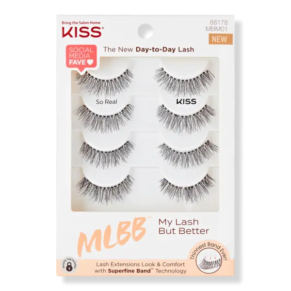 Kiss My Lash But Better False Eyelashes Multipack, So Real
