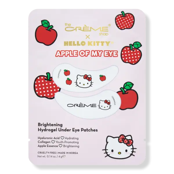 THE CREME SHOP Hello Kitty Apple Of My Eye Brightening Hydrogel Under Eye Patches - One-color