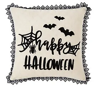 VALERIE PARR HILL 18' X 18' Happy Halloween Pillow Valerie - One-color