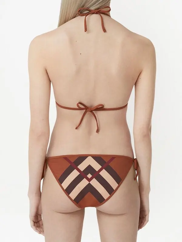 Burberry Chevron Check Triangle Bikini