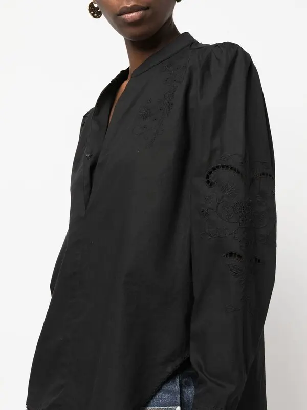 Rag & Bone Jade Long-sleeve Blouse