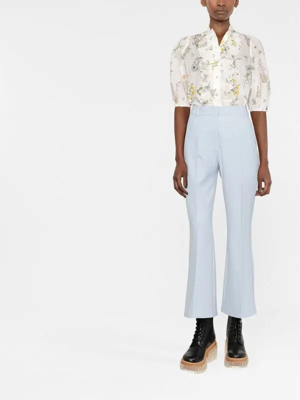 Stella McCartney Cropped Tailored-cut Trousers