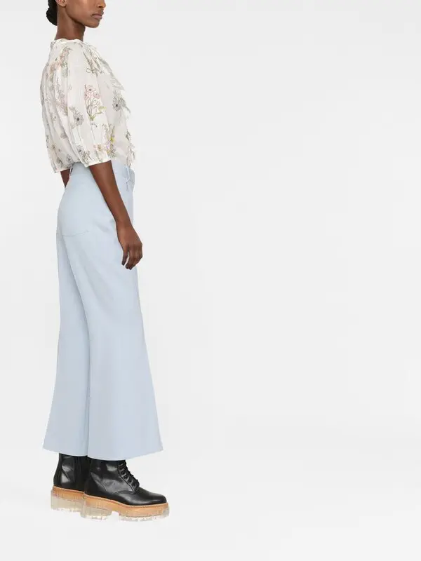 Stella McCartney Cropped Tailored-cut Trousers