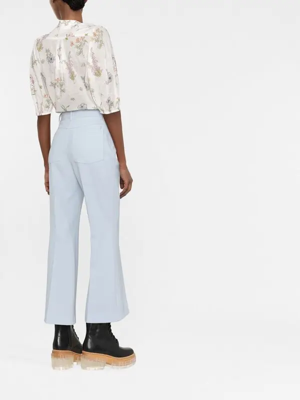 Stella McCartney Cropped Tailored-cut Trousers