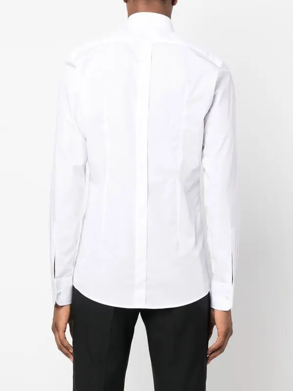 Dolce & Gabbana Dart-detail Cotton Shirt - White